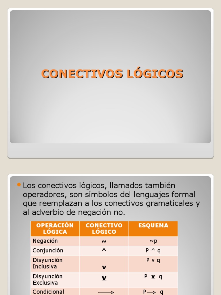 Conectivos Logicos | PDF