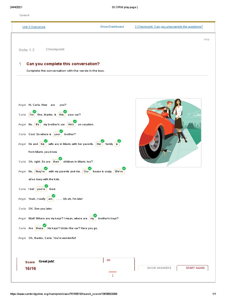 SCORM Play Page - 1.1 | PDF