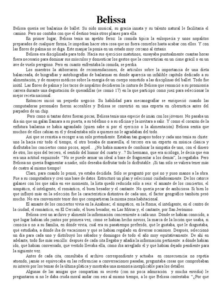 Belissa | PDF