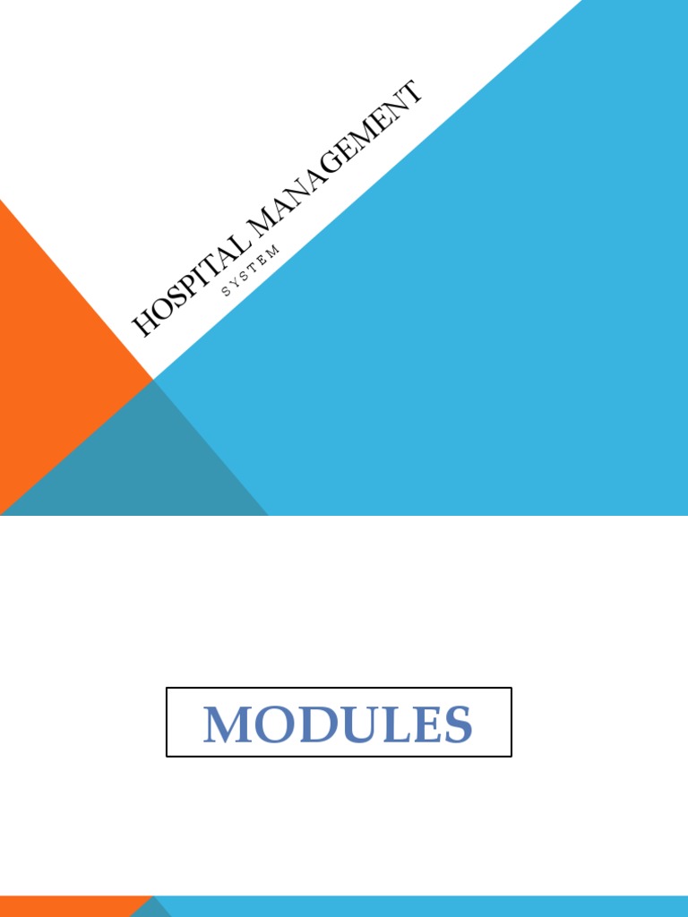 Hospital Management | PDF | Patient | Hospital