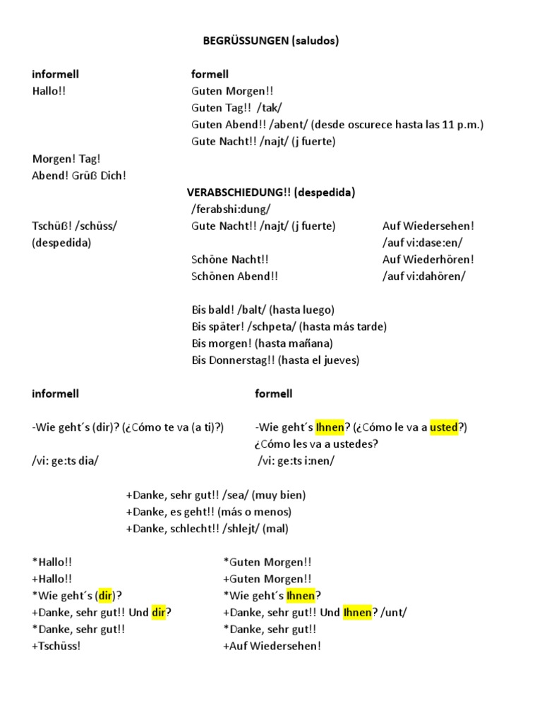 BEGRÜSSUNGEN | PDF