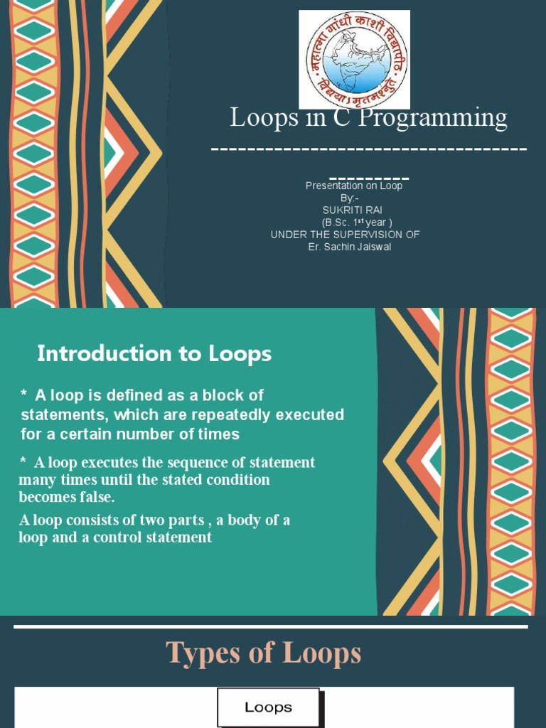 C Loops Presentation | PDF | Control Flow | Software Development