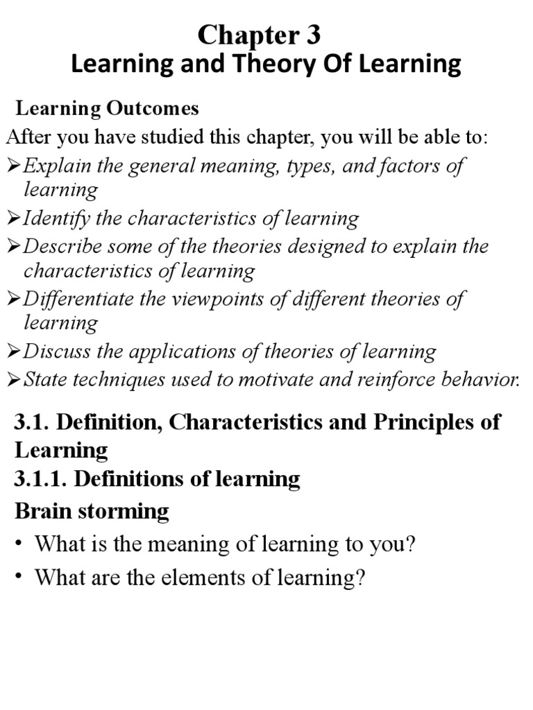 Learning Theories and Reinforcement Principles | PDF | Classical Conditioning | Reinforcement