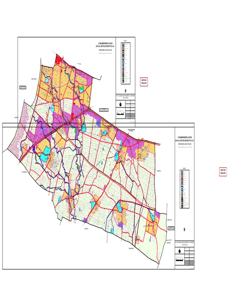 Ankiraddypalem Proposed Landuse Map - 29!08!06-Model | PDF