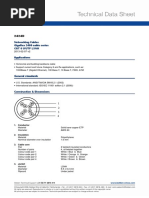 Cat6 UTP Armoured Outdoor Cable Datasheet 1 | PDF | Information And ...