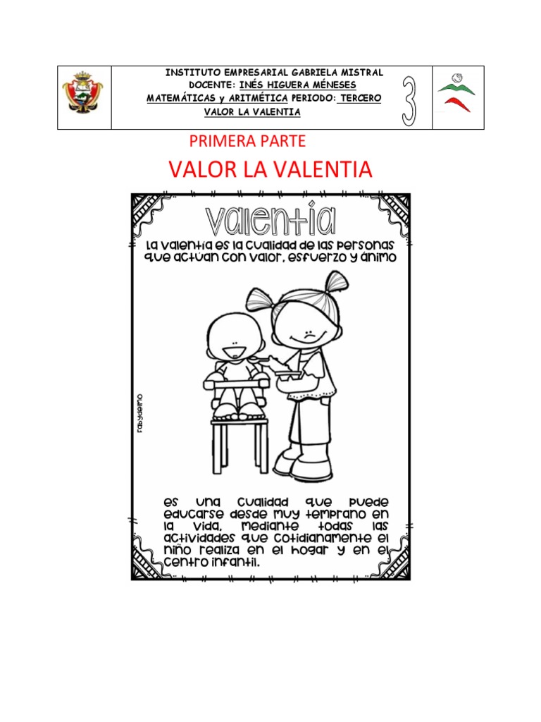 Valor La Valentia (Primera Parte) | PDF
