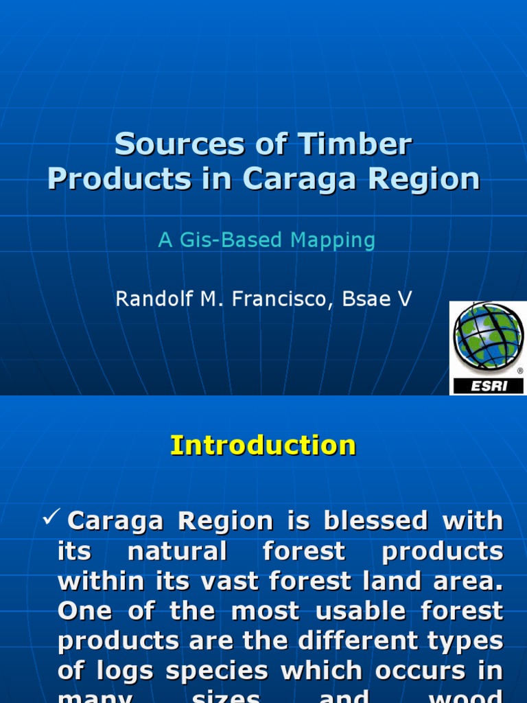 Sources of Timber Products in Caraga Region | PDF | Logging | Trees
