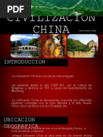 La Civilización China - Triptico | PDF | Historia de china | China