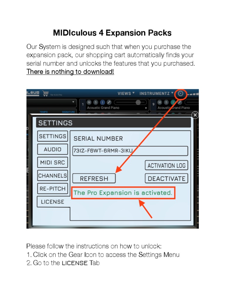 Midiculous 4 Expansion Packs | PDF
