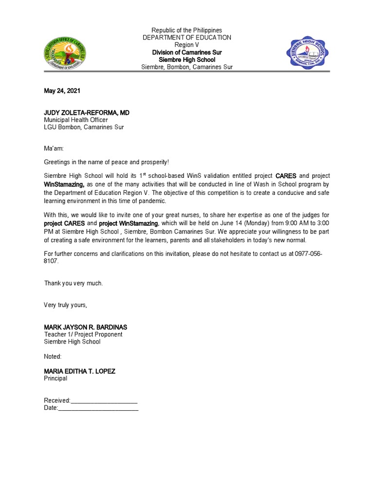 Letter For Stakeholders | PDF