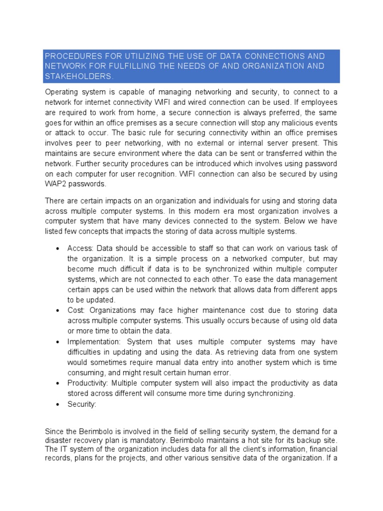 Data Connections and Networking | PDF | Computer Network | Wi Fi