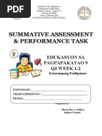 EsP 9 2nd Quarter Summative No. 1 | PDF