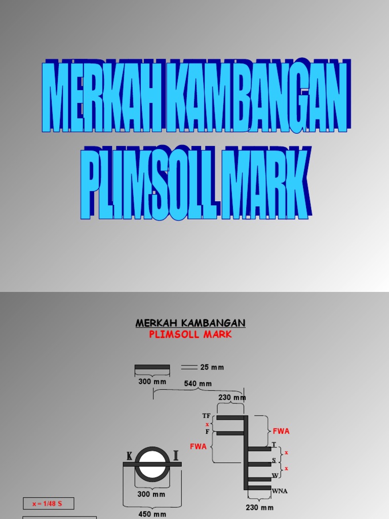 Fungsi dan Pembacaan Garis Plimsoll | PDF