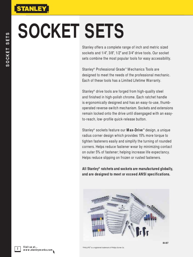 Stanley 86 106 Catalog | PDF | Manufactured Goods | Equipment