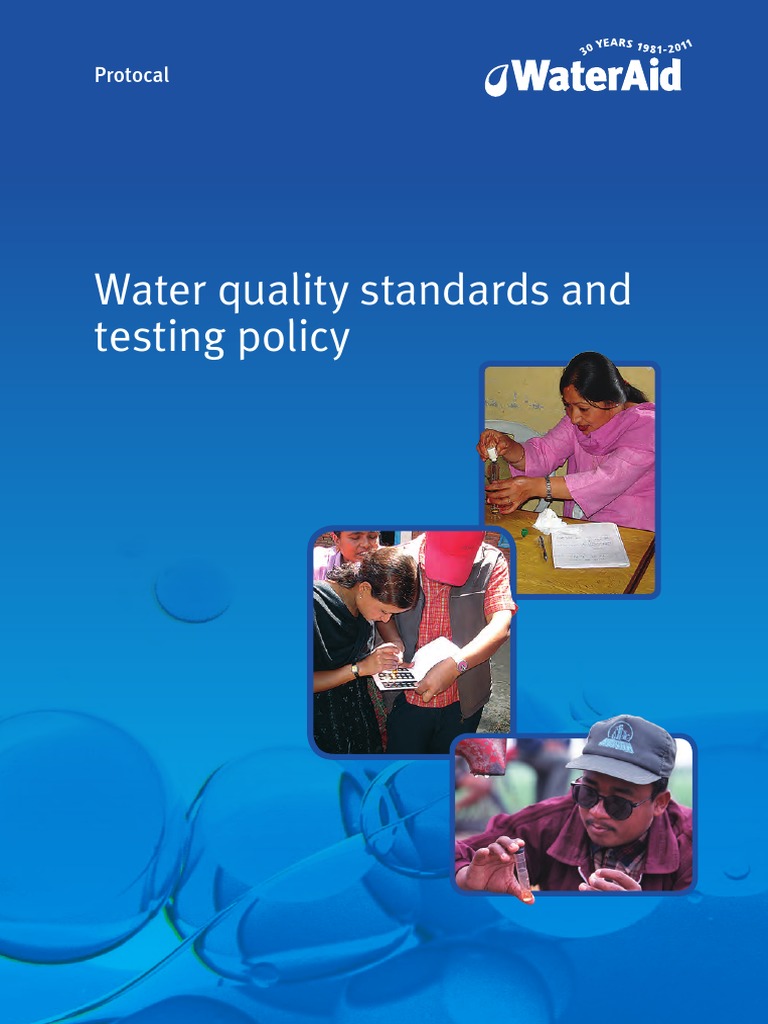 Water Quality Standards and Testing Policy | PDF | Groundwater ...