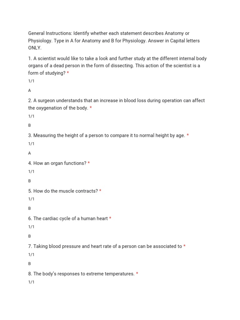 Anaphy Lab 1-4 | PDF