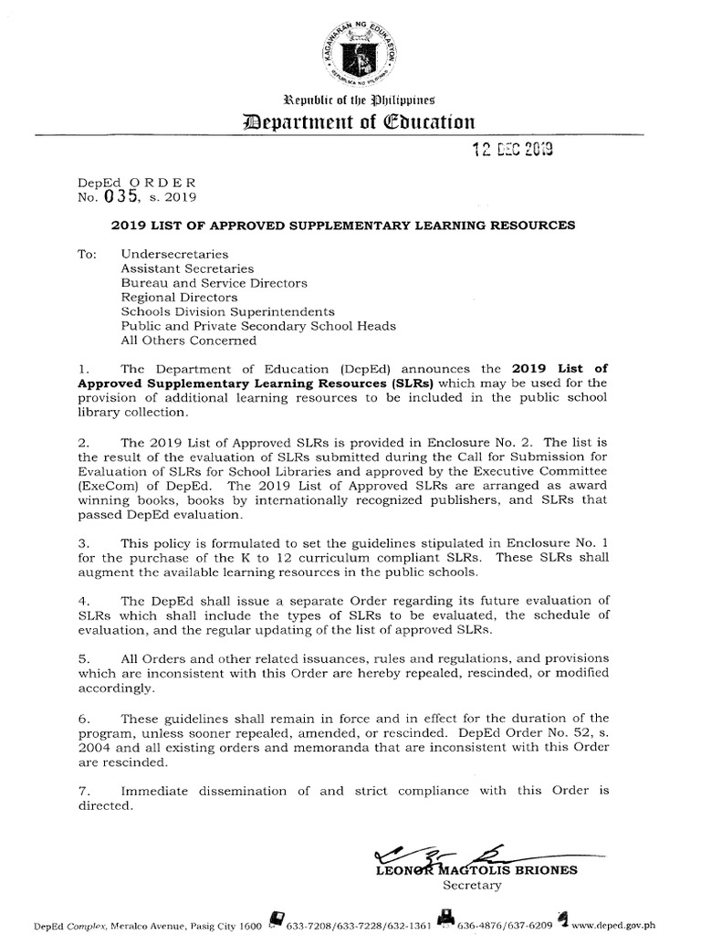 DO - s2019 - 035!1!2019 List of Approved Supplementary Learning ...