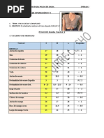 Tallas y Trazo de Poleras | PDF | Métodos y materiales de enseñanza