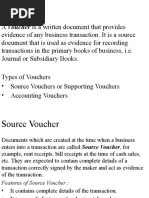 Voucher Types List With Examples | PDF