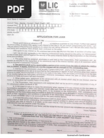 LIC Loan Form | PDF