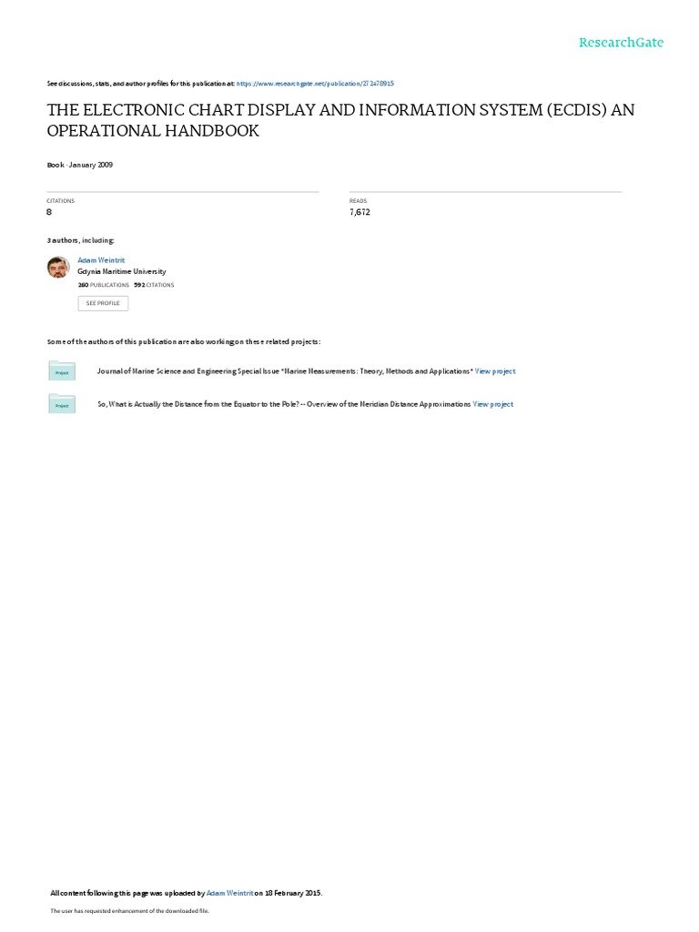The Electronic Chart Display and Information System (Ecdis) An ...