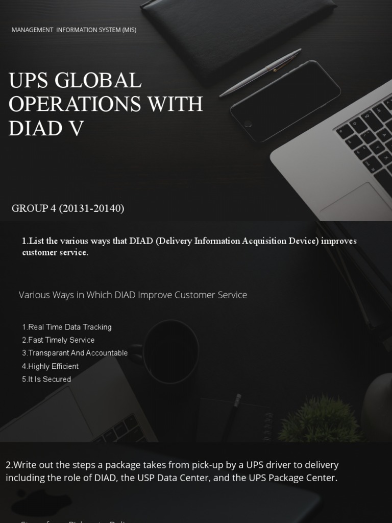 Group 4 - UPS - Case Study | PDF