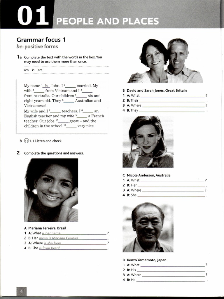 Unit 1 - People and Places | PDF