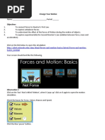 PhET - Forces Motion Basics in html5 10.3.17 | PDF | Force | Mass
