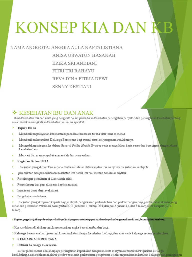 Konsep Kia Dan KB | PDF