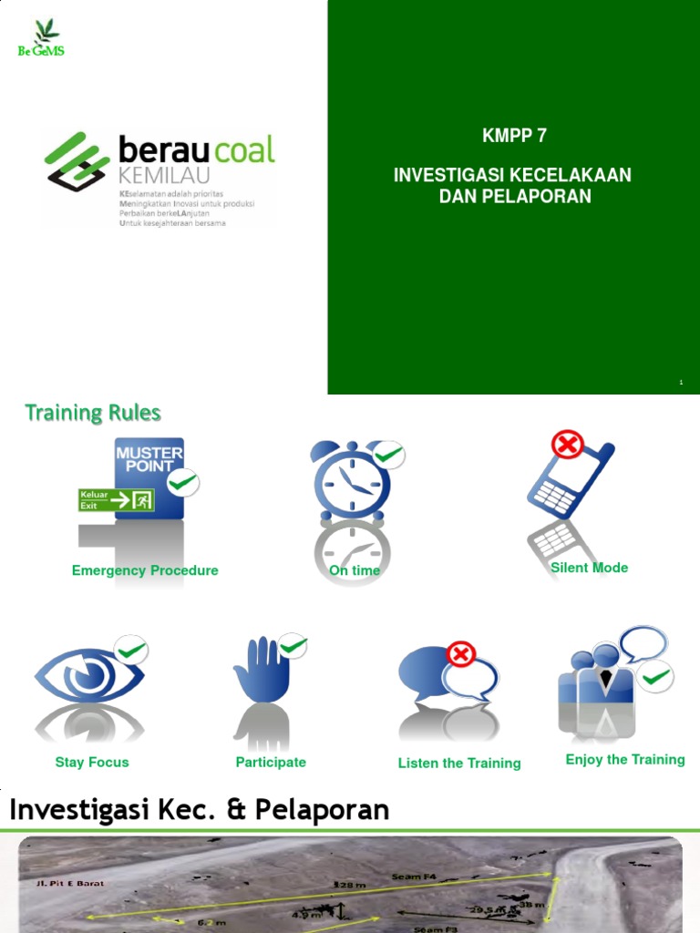 KMPP 7 - Investigasi Kecelakaan Dan Pelaporan - FRK 270420 (SKILL) | PDF