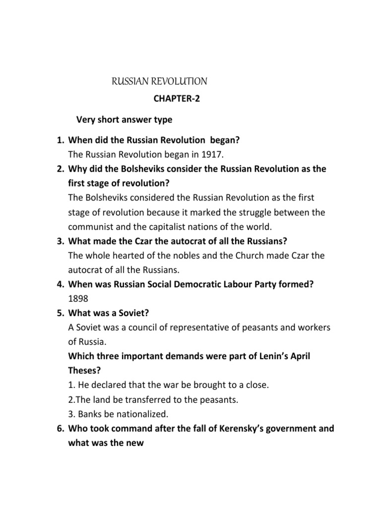 The Key Events and Figures of the Russian Revolution: Lenin's Rise to ...
