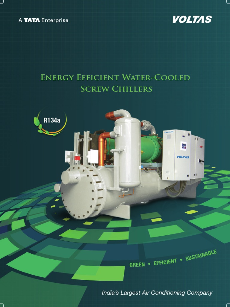 Voltas Energy-Efficient Screw Chillers | PDF | Heat Exchanger ...
