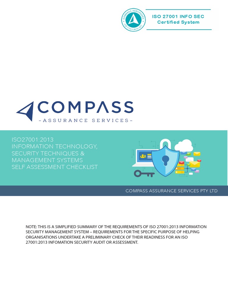 ISO27001 Checklist | PDF | Information Security | Audit