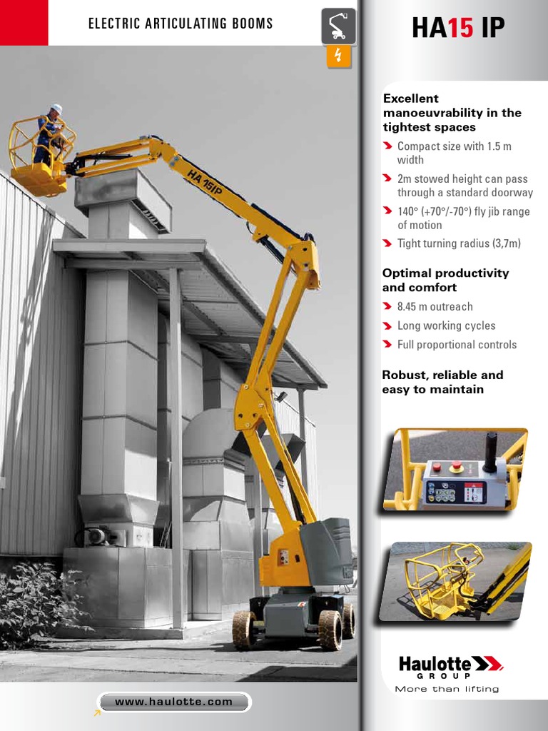 Electric Articulating Booms: Excellent Manoeuvrability in The Tightest ...