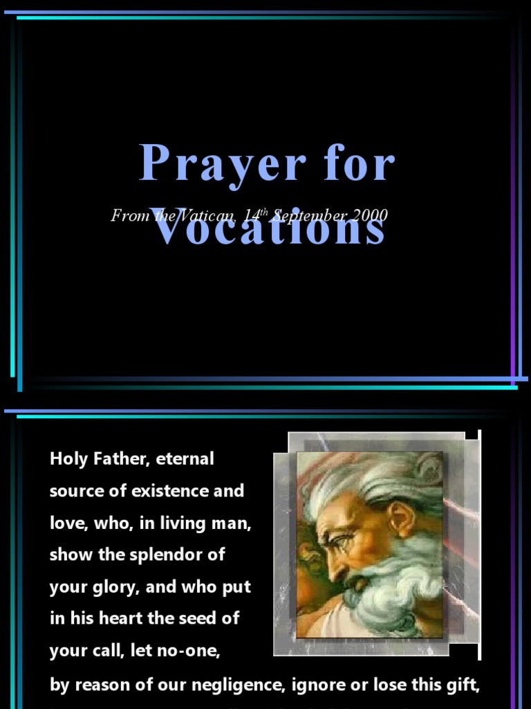 Prayer For Vocations | PDF