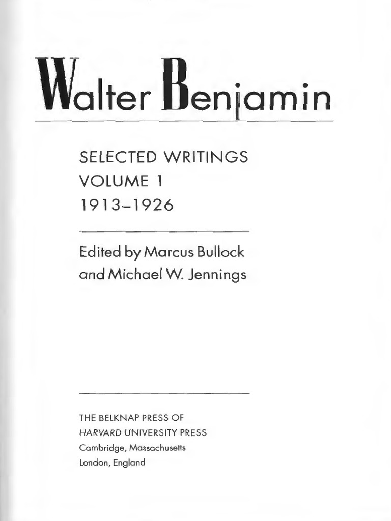 Walter Benjamin - The Task of The Translator | PDF | Translations | Concept