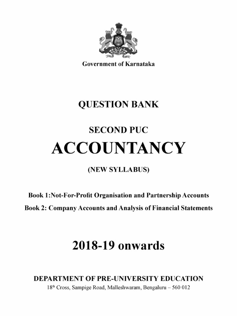 II PUC Accountancy | PDF