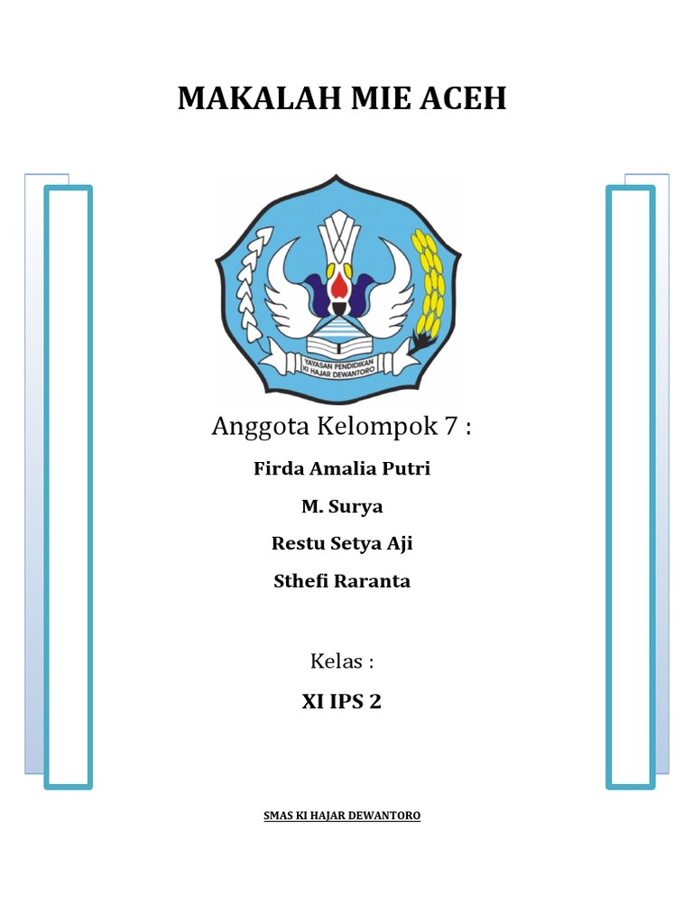 Makalah Mie Aceh | PDF