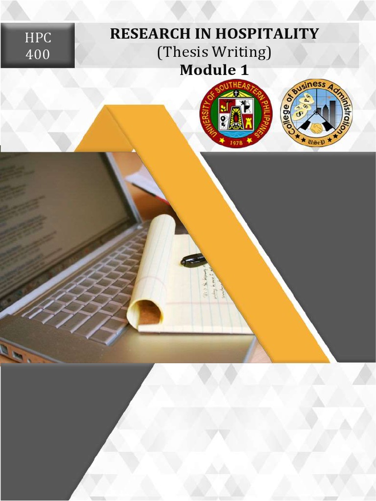 Research in Hospitality: (Thesis Writing) | PDF | Academic Journal ...