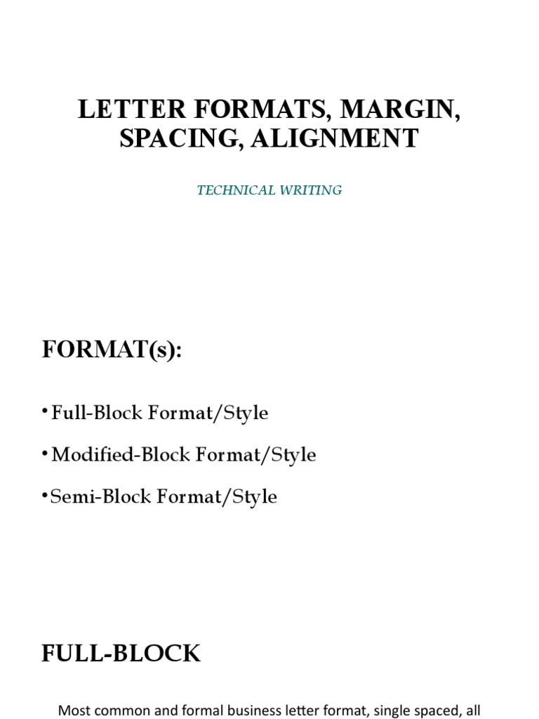 Business Letter Format Guide | PDF