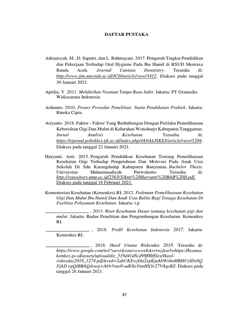 Daftar Pustaka | PDF