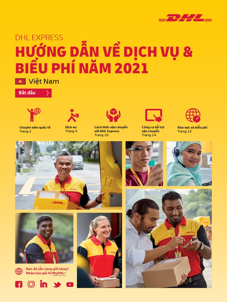 DHL Express Rate Transit Guide VN Vi | PDF