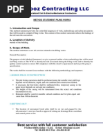 3.method Statement Backfilling and Compaction | PDF | Specification ...