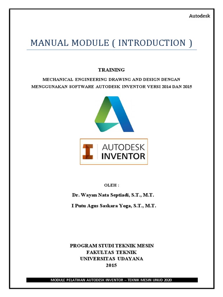 Modul Inventor 2020 | PDF