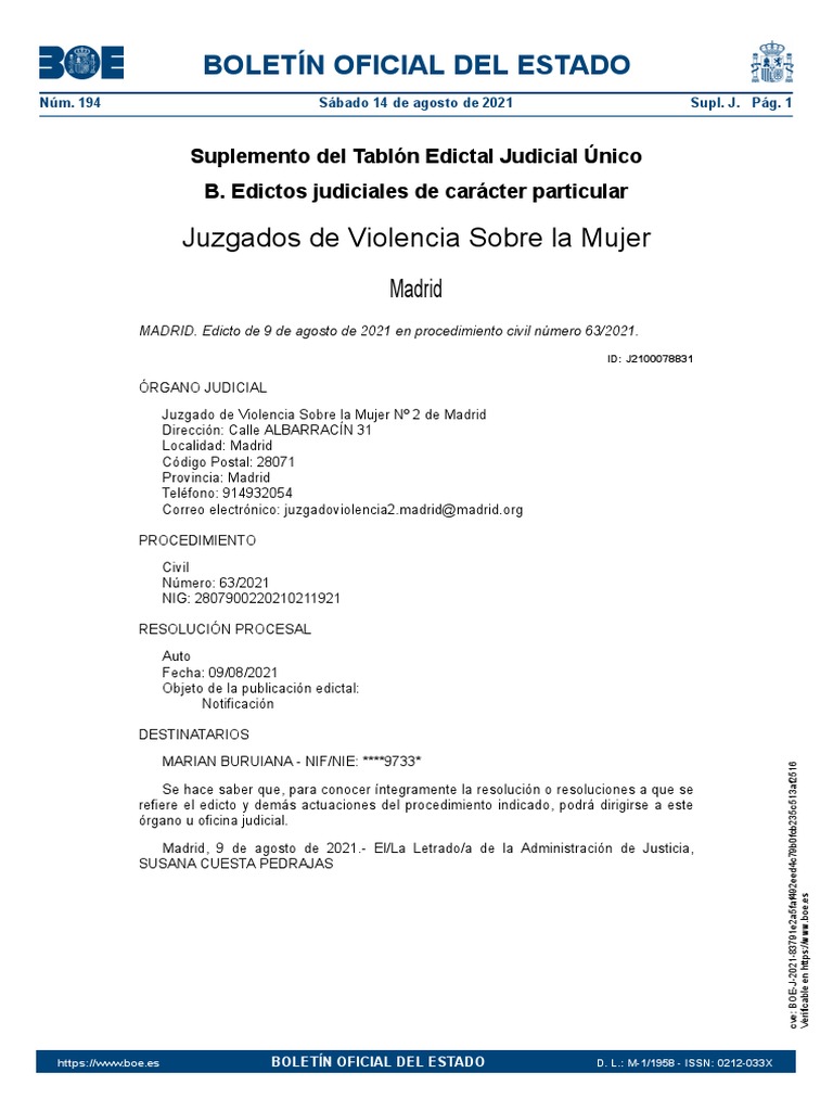 Pdfs - BOE J 2021 13af2516 | PDF
