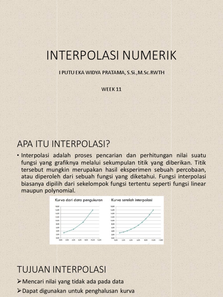 Interpolasi Numerik | PDF