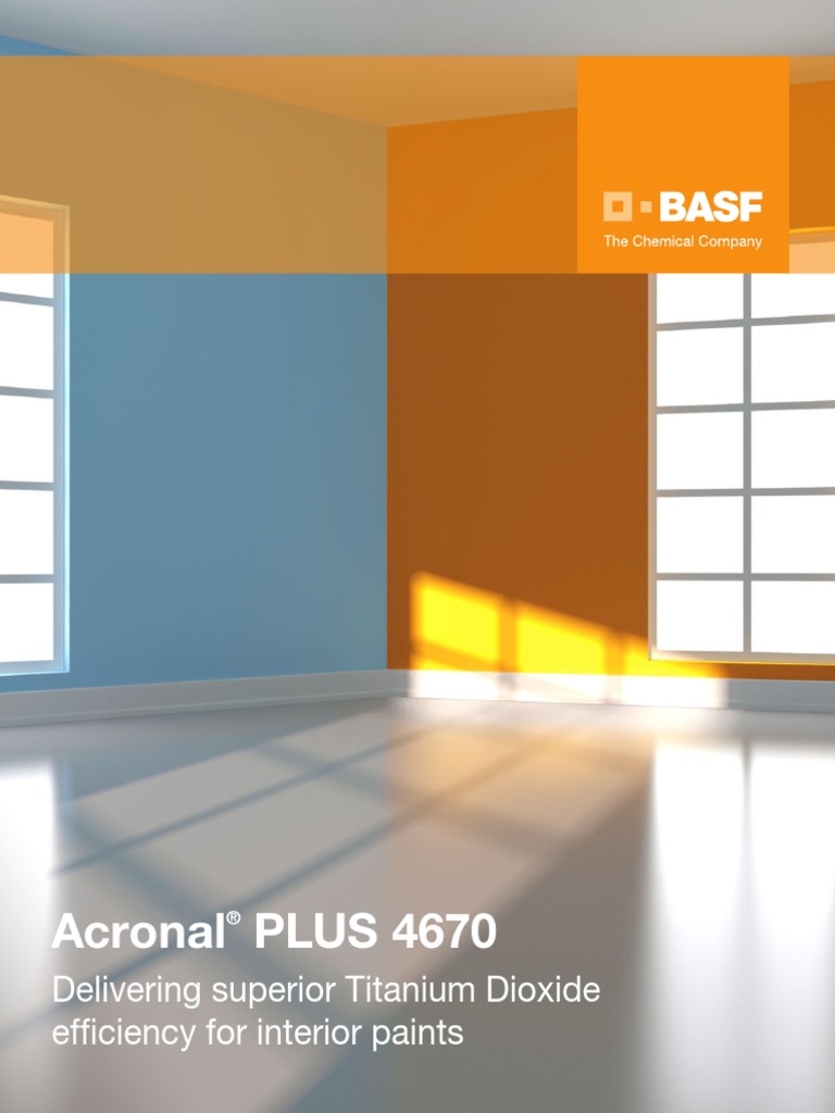 Acronal Plus 4670 | PDF | Paint | Materials