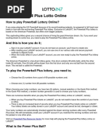 Powerball Simulation on Neal.fun | PDF