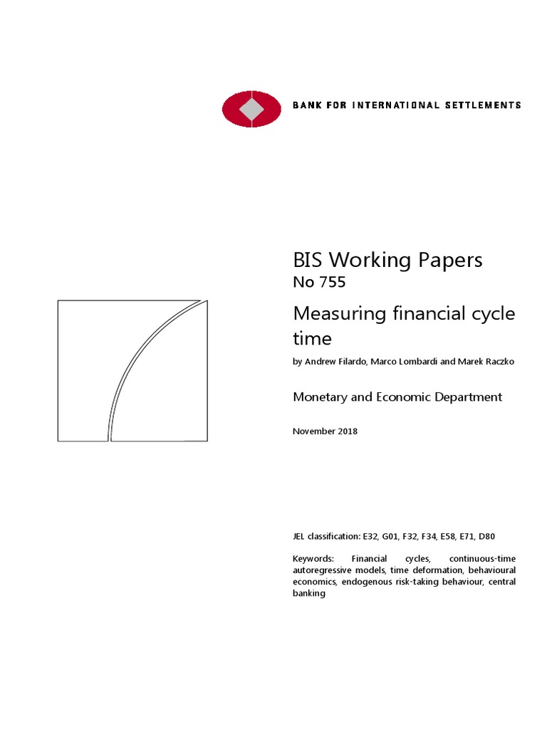 BIS Working Papers: Measuring Financial Cycle Time | PDF | Business ...