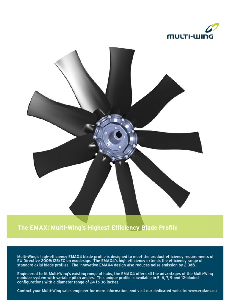 The EMAX: Multi-Wing's Highest Efficiency Blade Profile | PDF ...